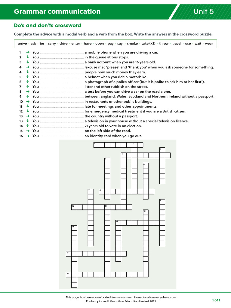 B1PLUS U5 Grammar Communication | PDF | Government And Personhood
