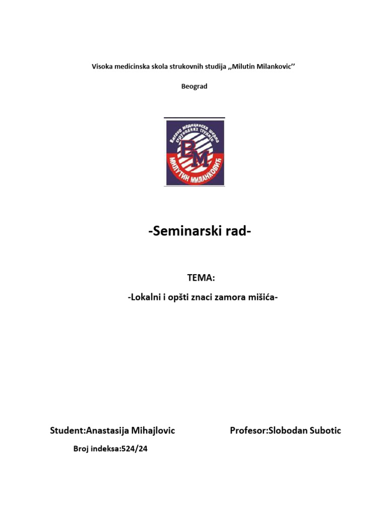 Seminarski Rad44 2 | PDF