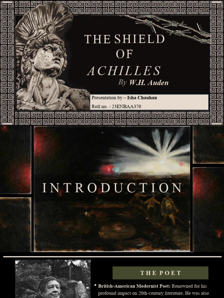 Shield of Achilles Presentation | PDF | Iliad | Achilles