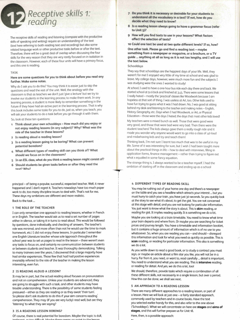 Riddell - Reading and Listening | PDF