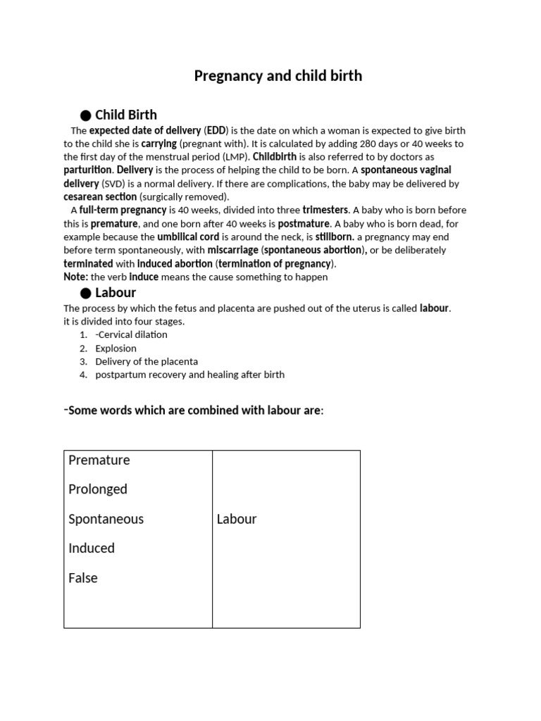 Pregnancy Guide for Expectant Mothers | PDF | Childbirth | Pregnancy