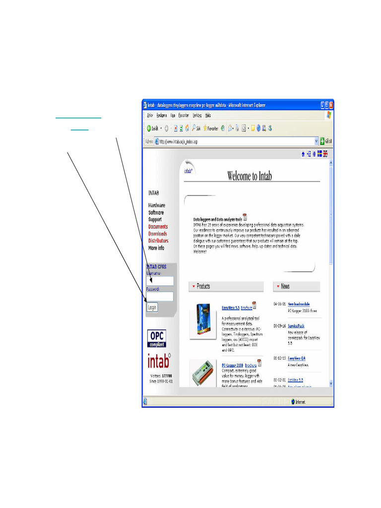 INTAB_GPRS Quick guide | PDF