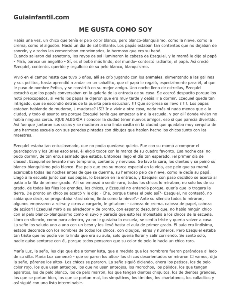 Me Gusta Como Soy | PDF | Pelo