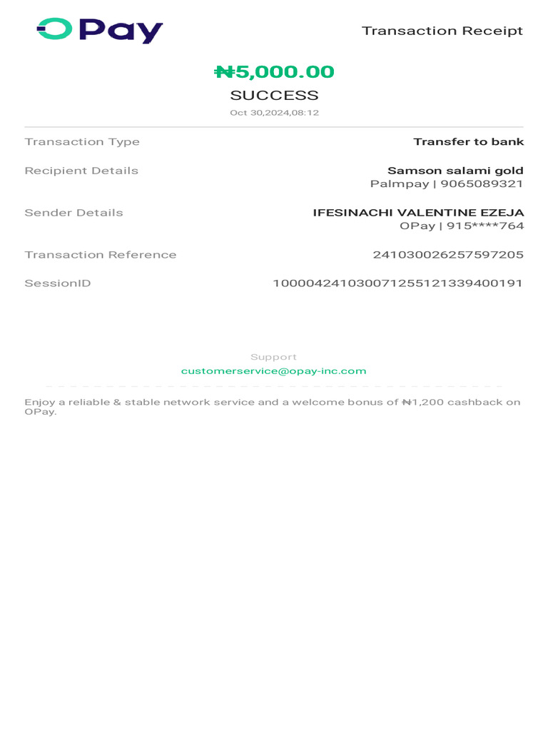 Transaction Receipt-241030026257597205 | PDF