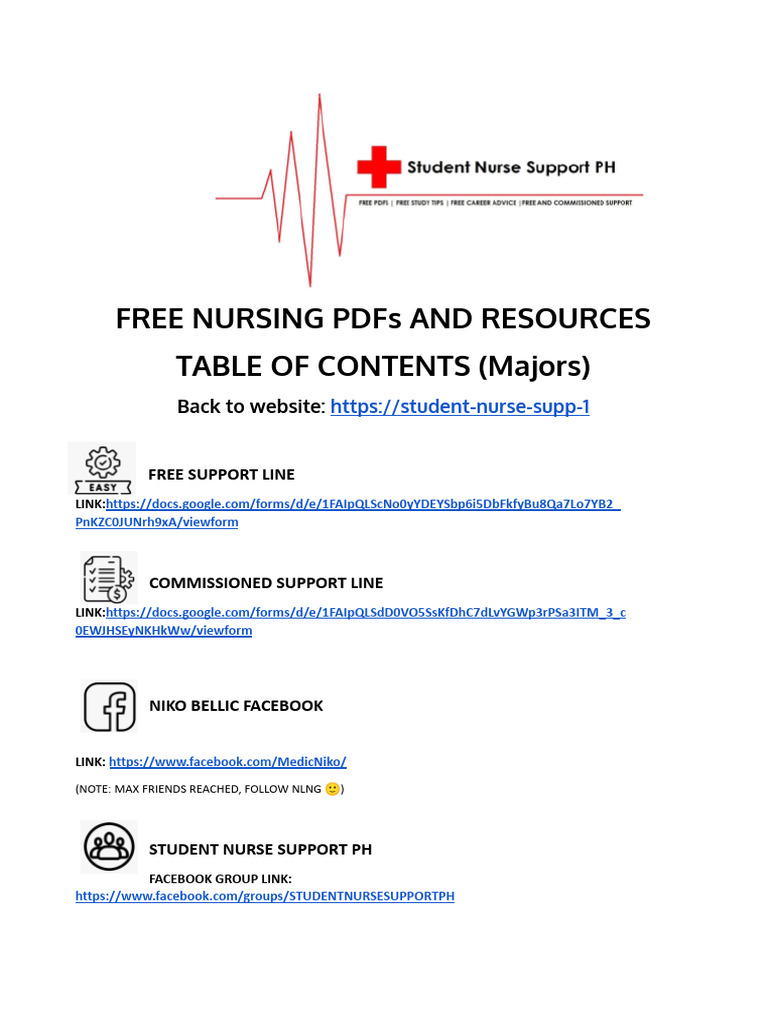 FREE Nursing PDFs and References | PDF