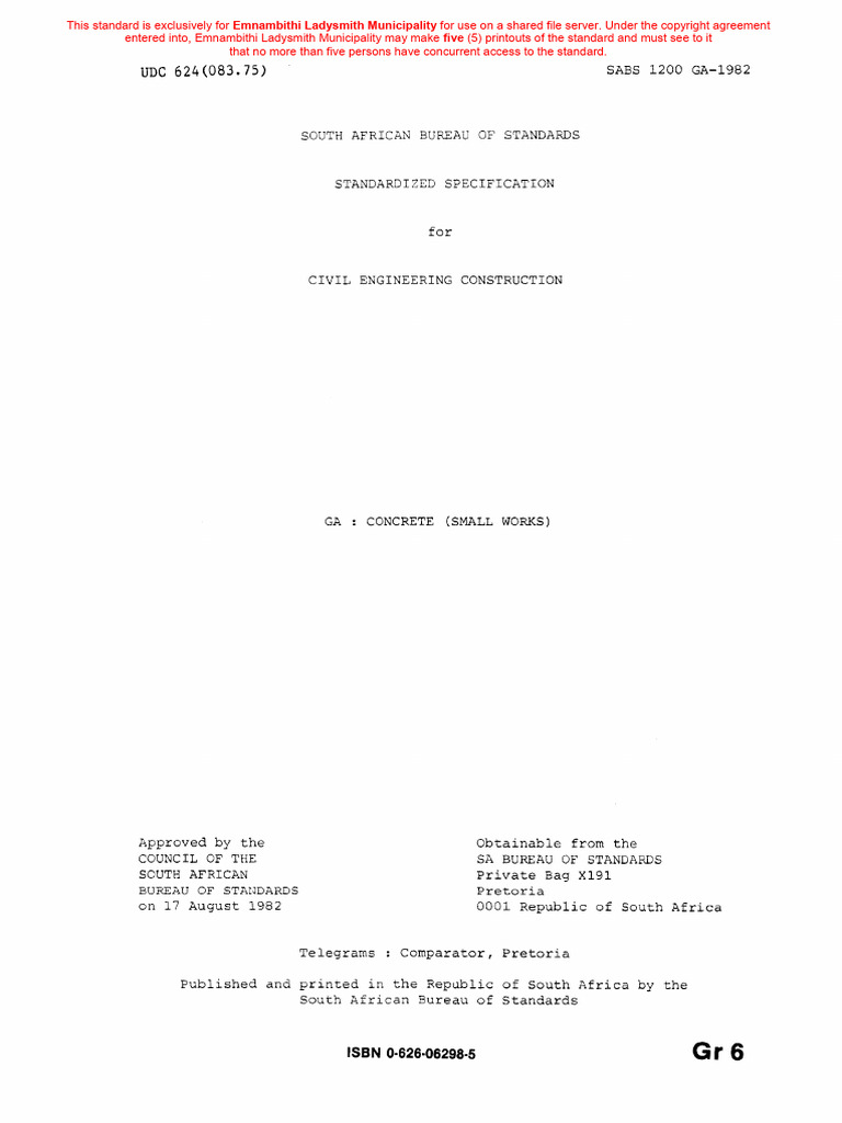 Sans 1200 Ga | PDF | Building Engineering | Architectural Elements