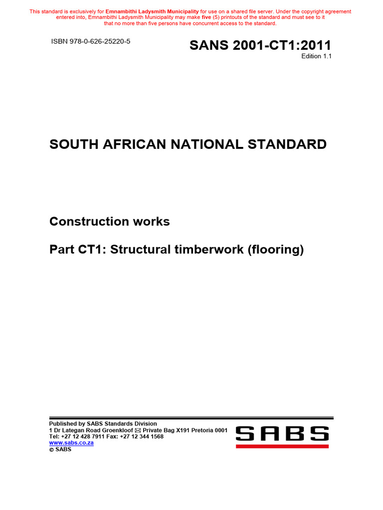 Sans2001 CT1 | PDF | Screw | Lumber