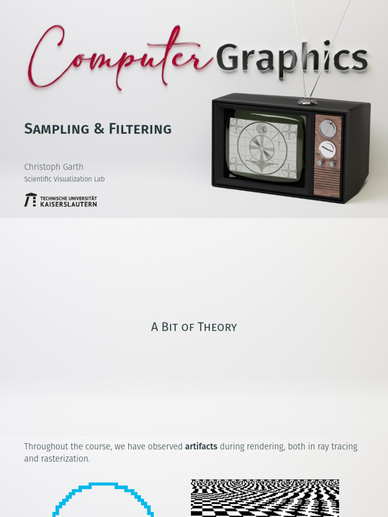 12+ +Sampling+and+Filtering | PDF | Sampling (Signal Processing) | Texture Mapping
