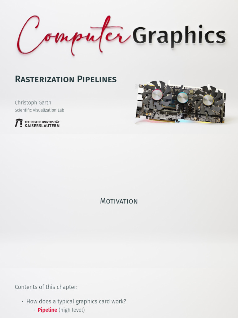 10+ +Rasterization+Pipelines | PDF | Shader | Rendering (Computer Graphics)