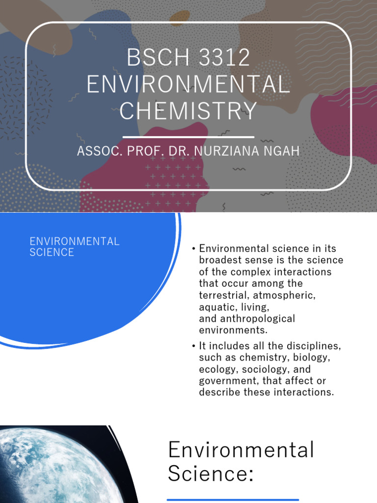 Introduction To Environment Chemistry | PDF | Natural Environment | Sulfur