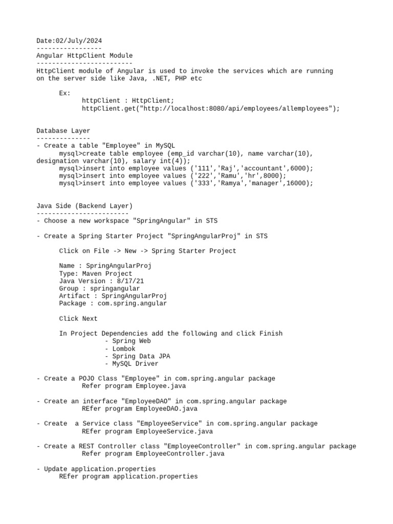 Angular - Part-3 - 02-July-2024 | PDF | Computing | Software