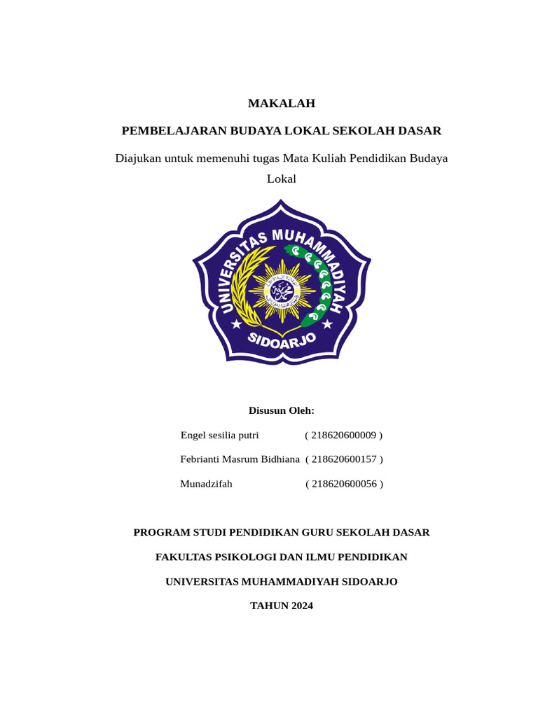 Strategi Pembelajaran Budaya Lokal SD | PDF