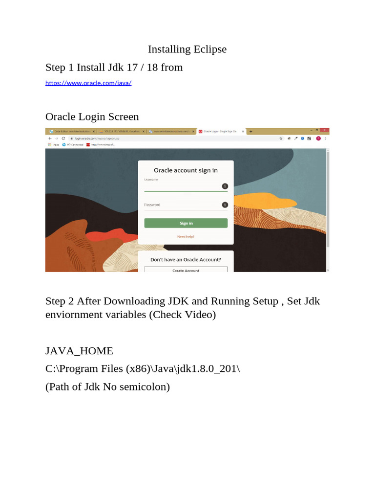 Installing Eclipse | PDF | Computers