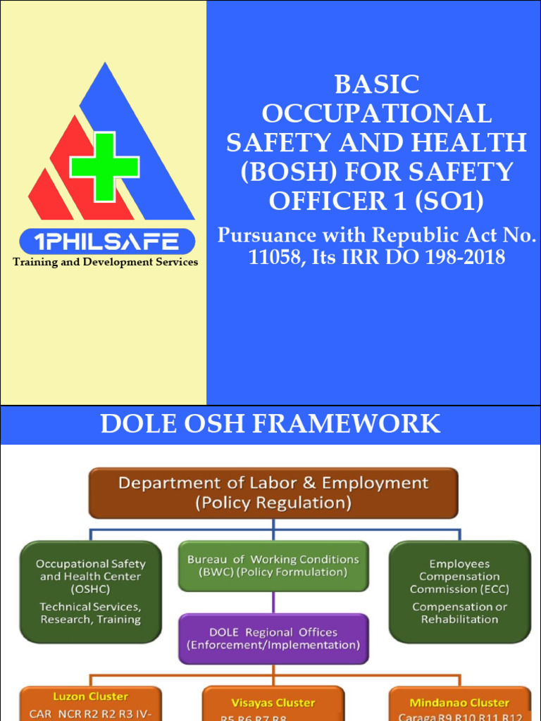 BOSH Training for Safety Officers | PDF | Occupational Safety And ...