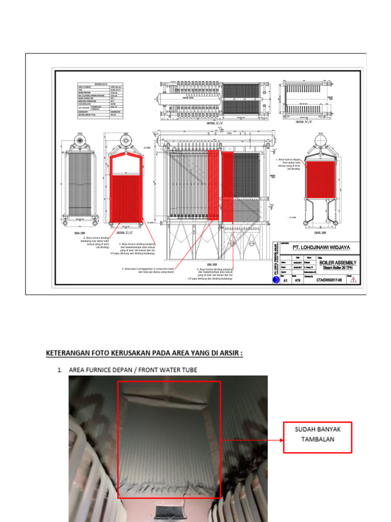 Perbaikan Boiler Water Tube 2024 | PDF