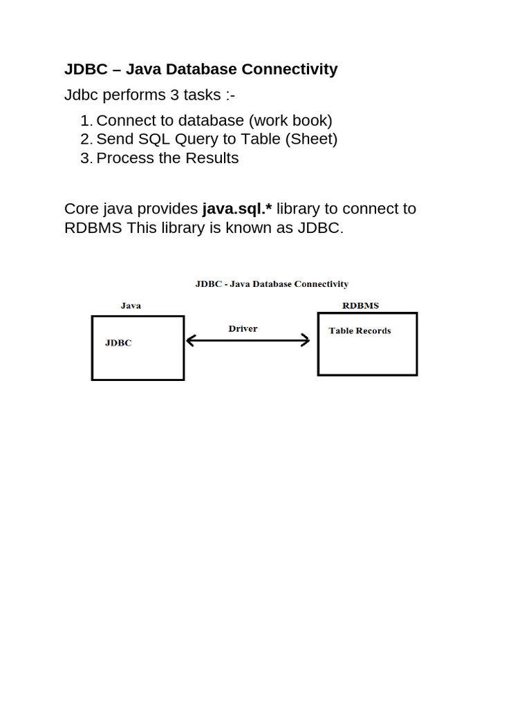 JDBC | PDF