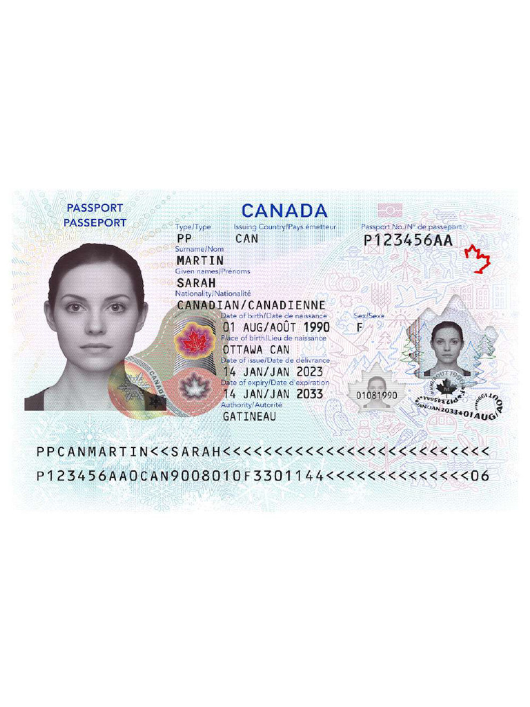 Passport Data Page Large | PDF