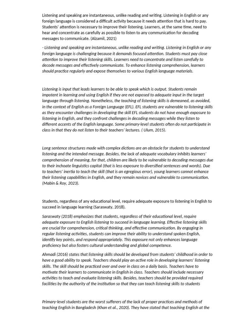 RRL | PDF | Communication | English As A Second Or Foreign Language