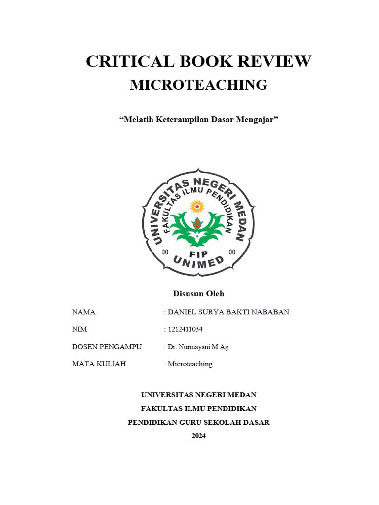 CBR Microteaching Daniel Nababan | PDF