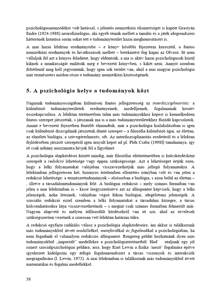 Bevezetés Pszicho I Resz 35 48 | PDF