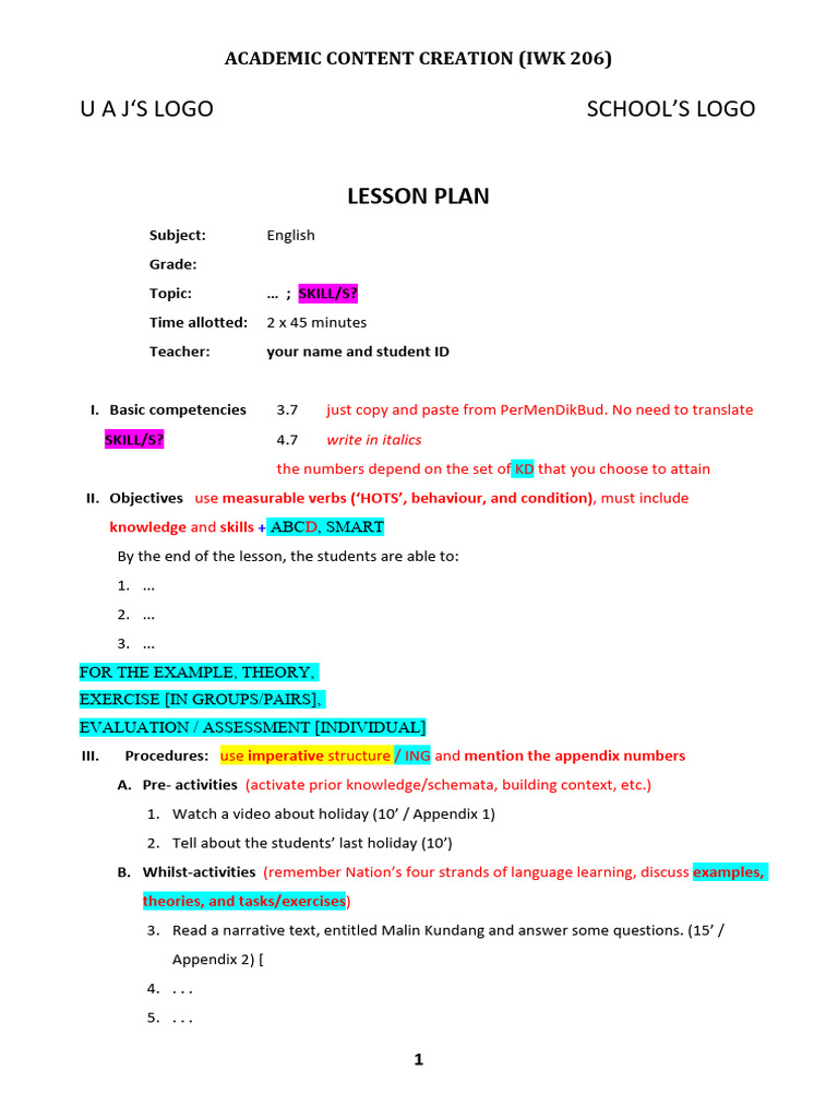 draft RPP | PDF | Cognition | Learning