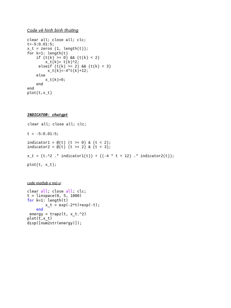 Final Intro Matlab | PDF | Teaching Methods & Materials | Technology & Engineering