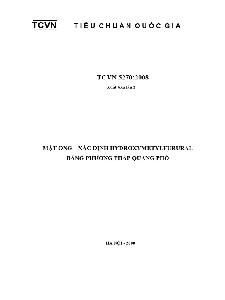 TCVN 5270 2008 | PDF