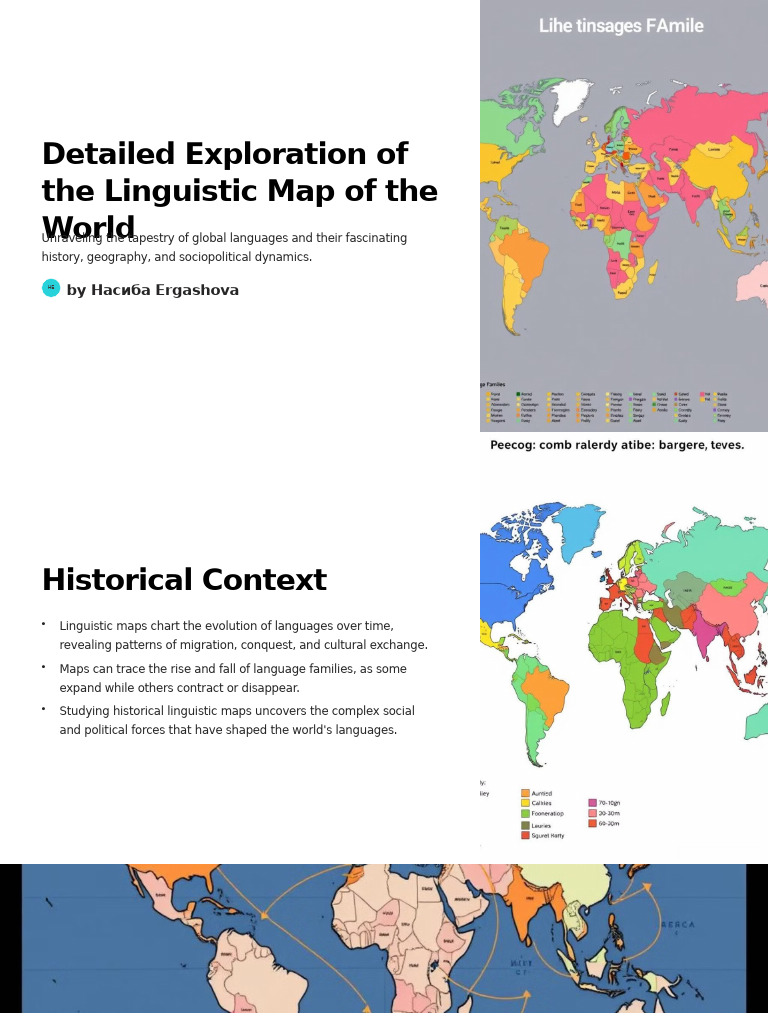 Linguistic Map Insights and Dynamics | PDF | Linguistics | Colonialism