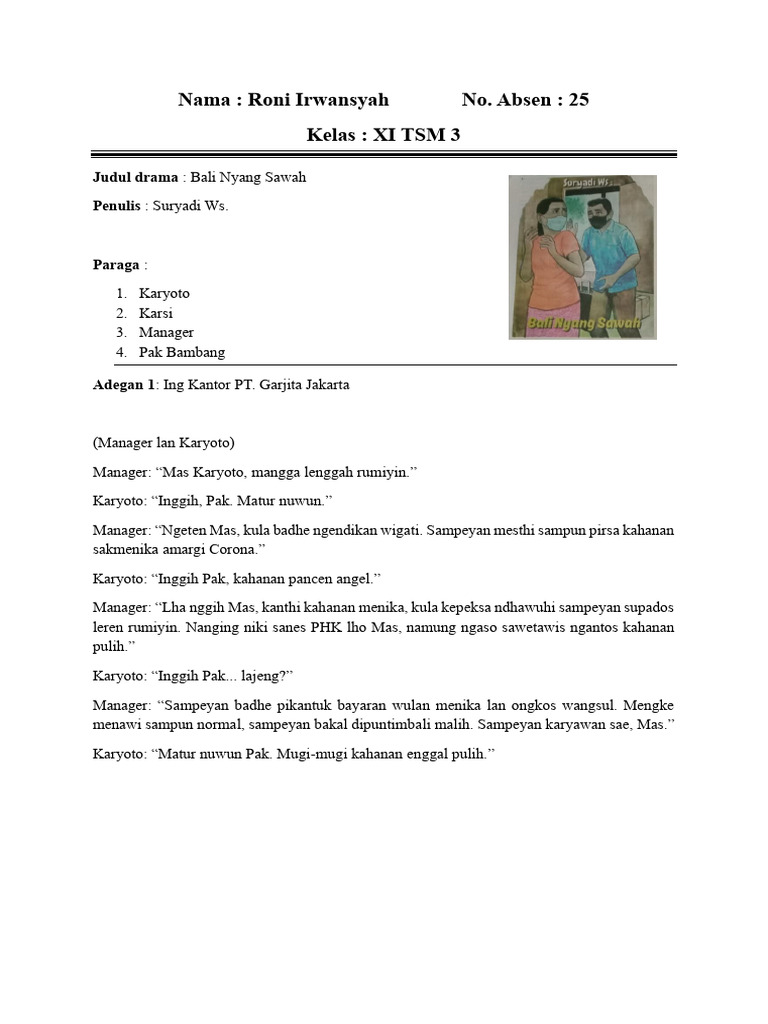 Cerkak Bhs. Jawa | PDF