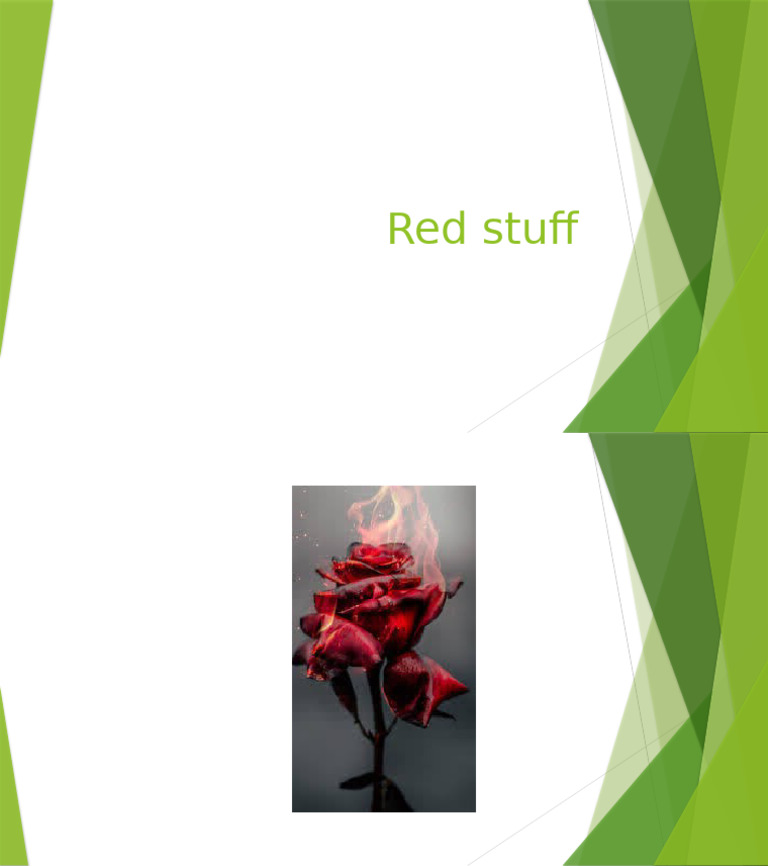 Red stuff | PDF