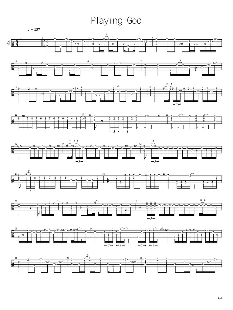 Playing God Ukulele | PDF