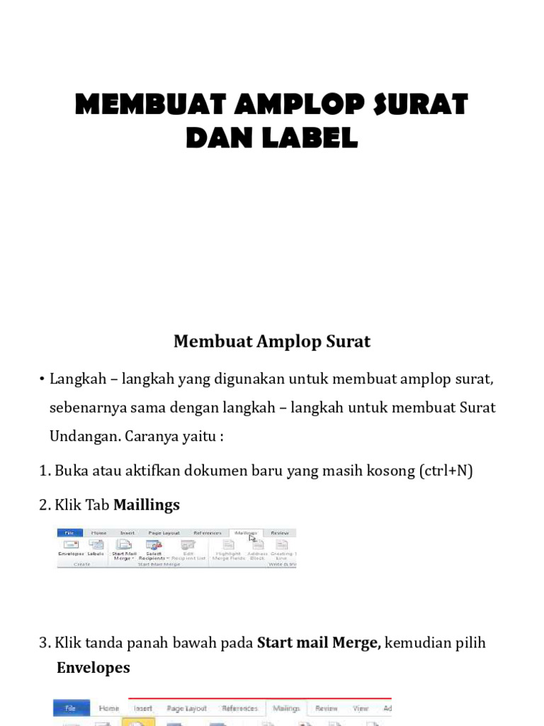 Amplop Dan Label | PDF
