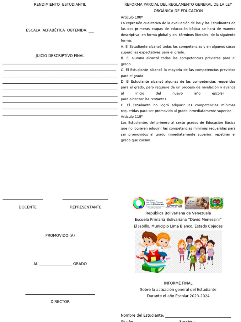 Boletin El Jabillo | PDF | Educación primaria