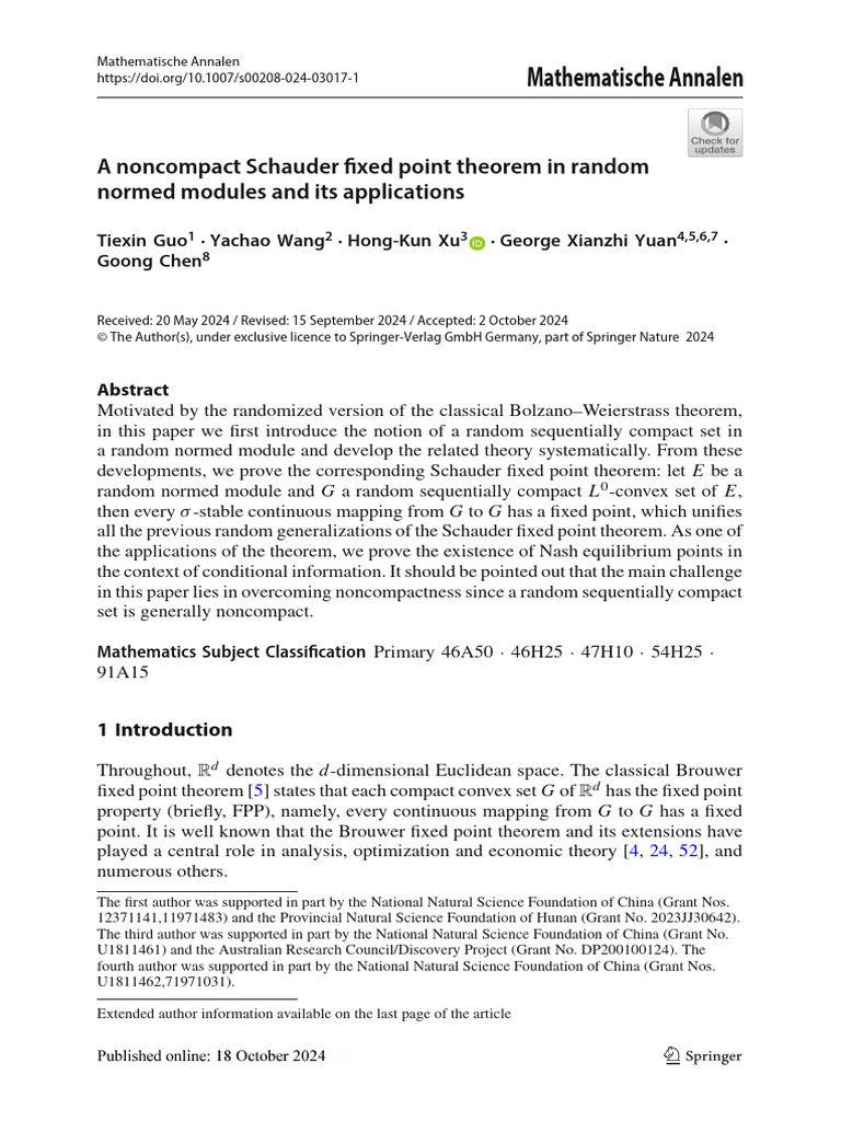 Yuan Etal A Noncompact Schauder Fixed Point Theorem in RM Spaces ...