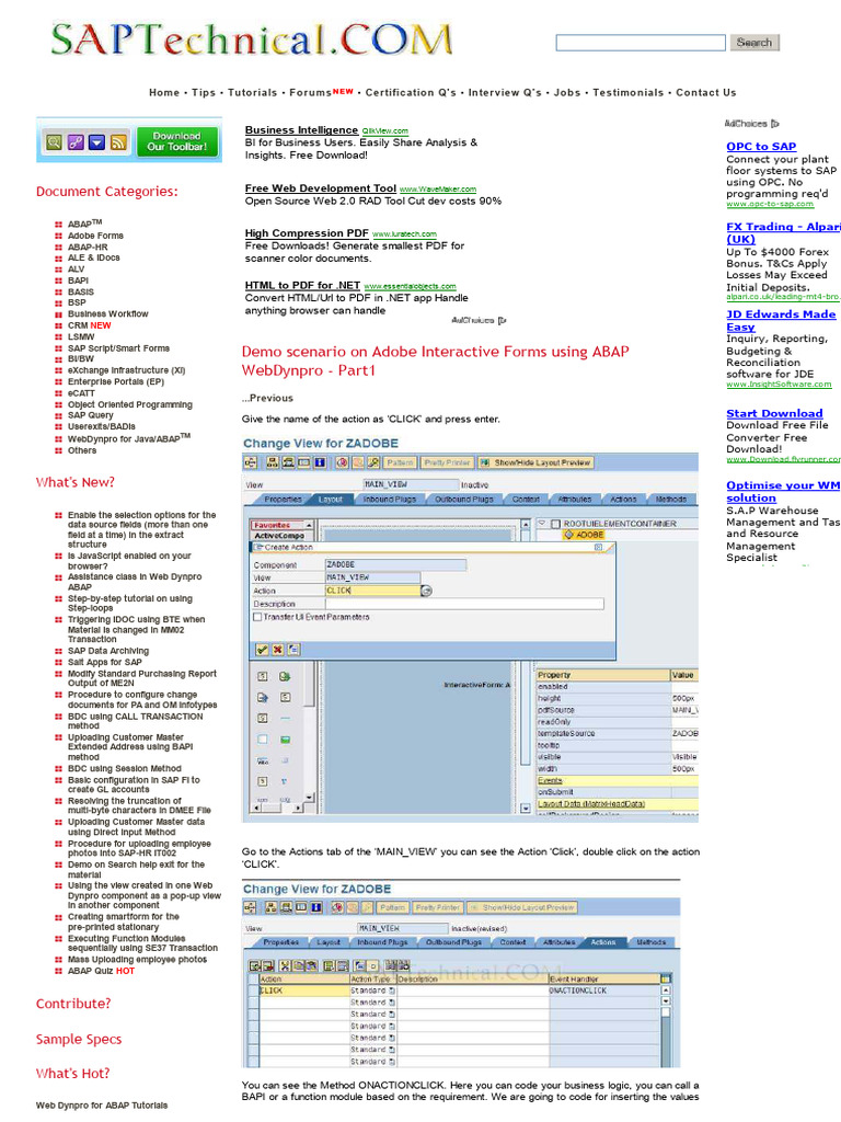 Adobe Interactive Forms Pag6 | PDF | Information Technology | Software ...
