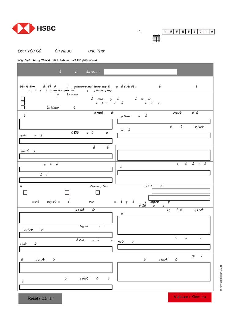 Application To Transfer A Documentary Credit DC | PDF
