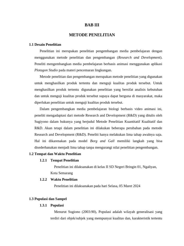 BAB III - Proposal Penelitian | PDF | Komputer