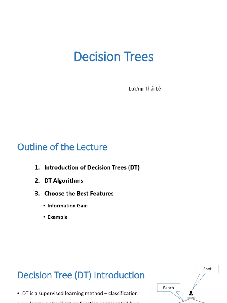 L3_Decision Trees | PDF | Statistical Classification | Machine Learning