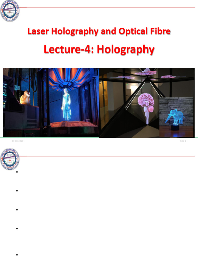 04443dep-Notice 10132020 | PDF | Holography | Coherence (Physics)