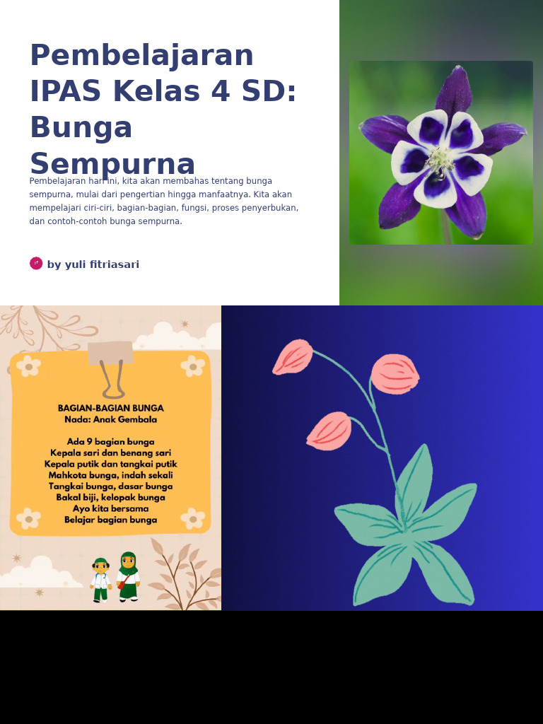 Bunga Sempurna untuk Kelas 4 SD | PDF