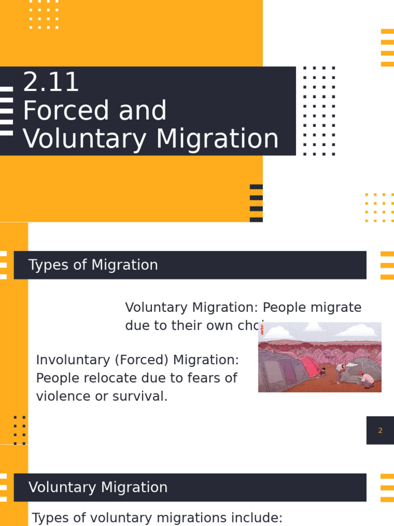 2.11 Forced and Voluntary Migration 3 | PDF | Human Migration ...