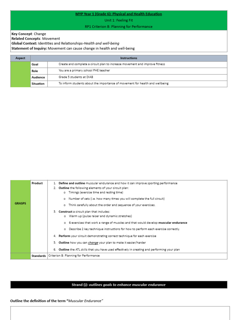 Grade 6-Criteria B Summative Assessment | PDF | Cognition | Cognitive ...