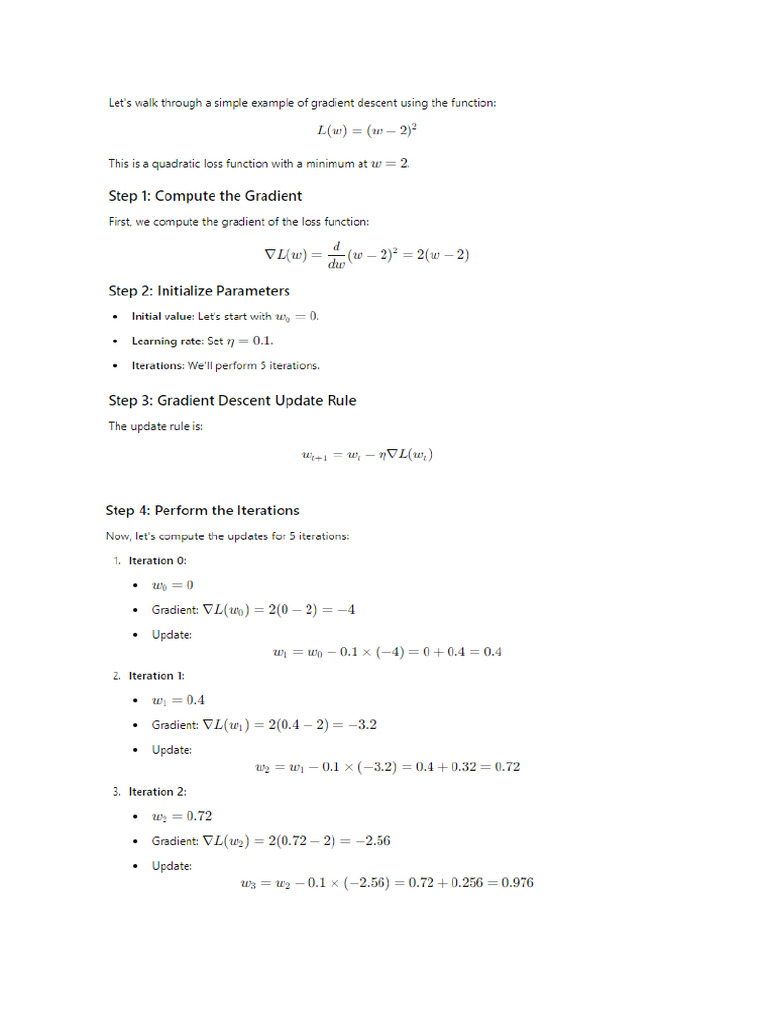 GD Example W3L6 | PDF