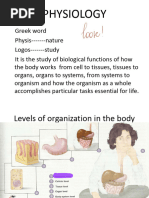 Introduction To Human Physiology | PDF | Human Body | Homeostasis