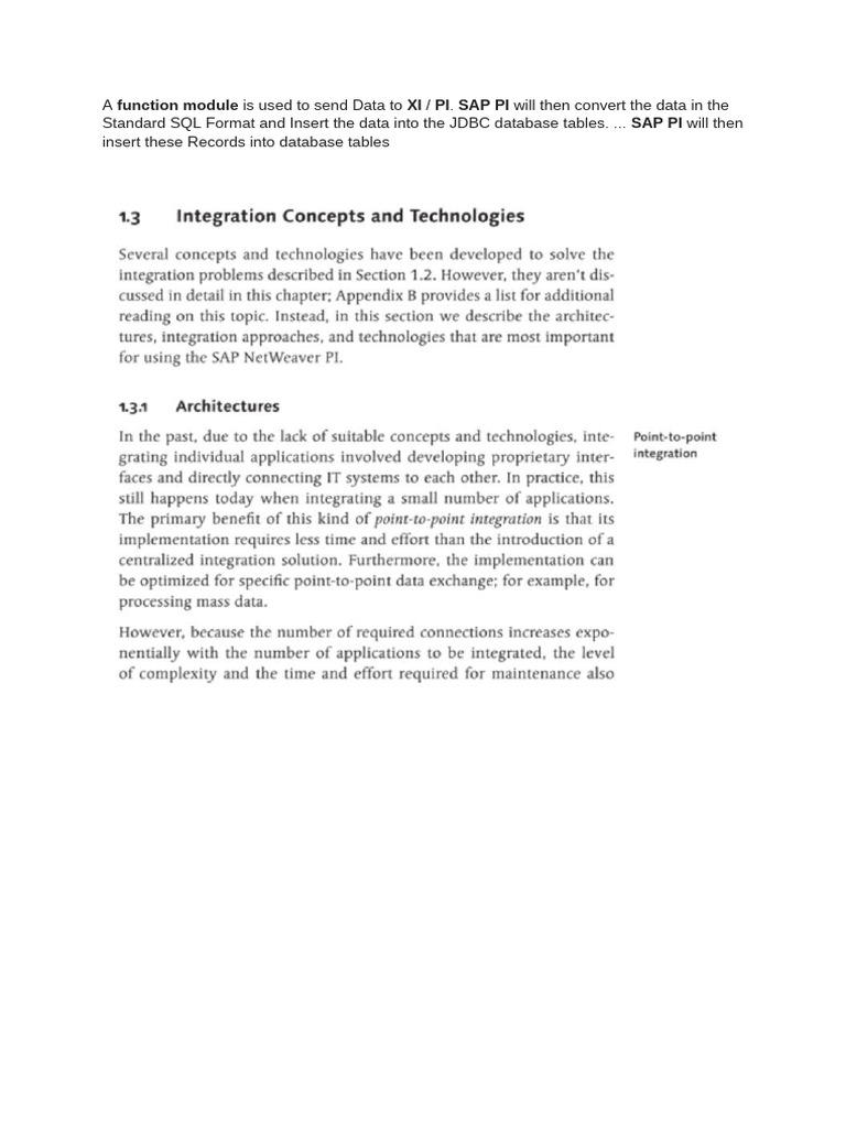 Basics of PI and Integration | PDF