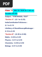 VVM Syllabus Details | PDF | Area | Circle
