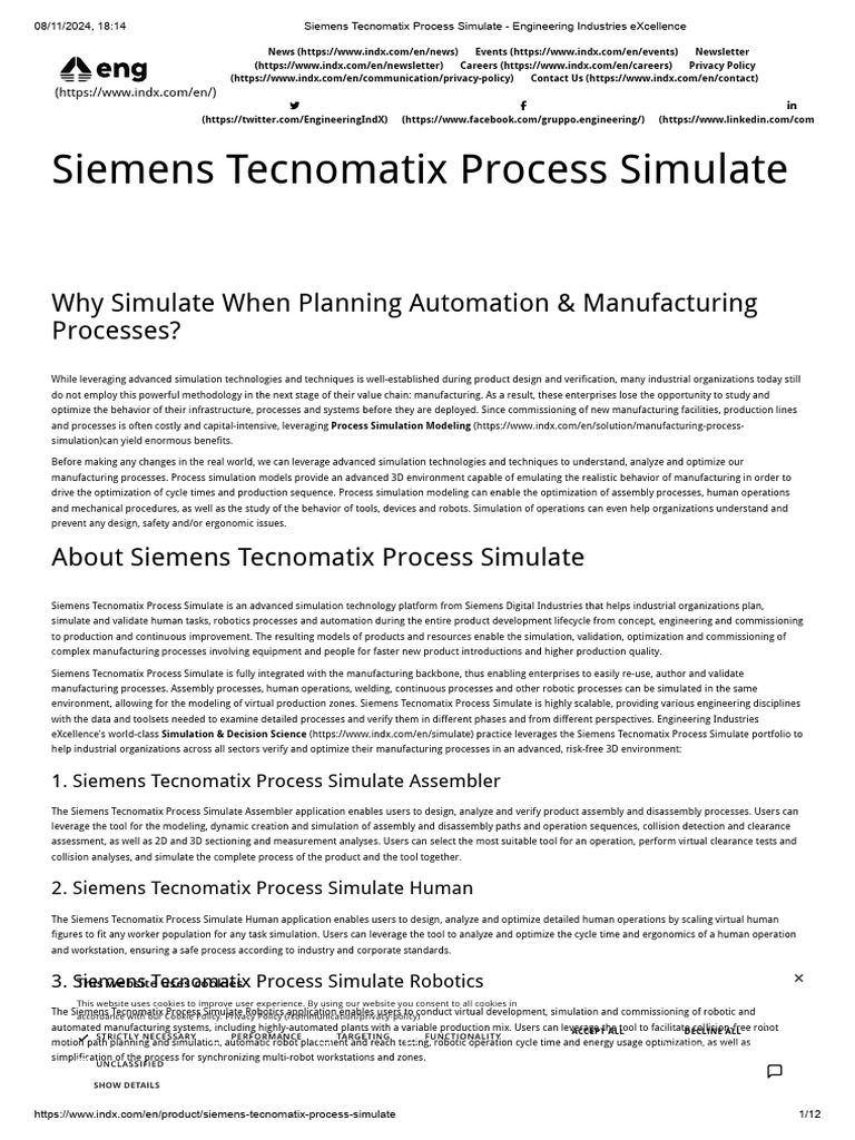 Siemens Tecnomatix Process Simulate - Engineering Industries Excellence ...