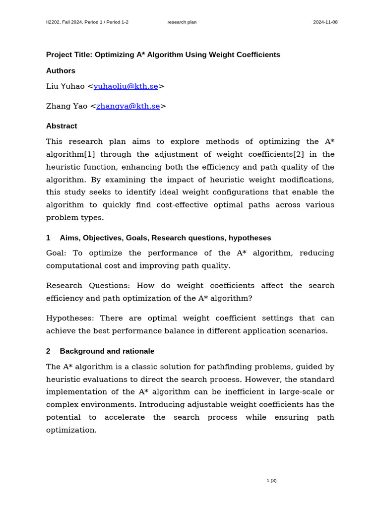 Research_plan | PDF | Computer Science | Applied Mathematics