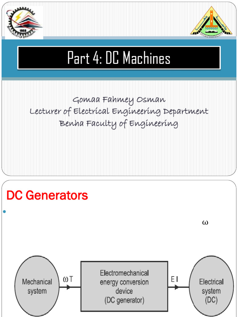 4-DC motor | PDF | Electric Motor | Electrical Engineering