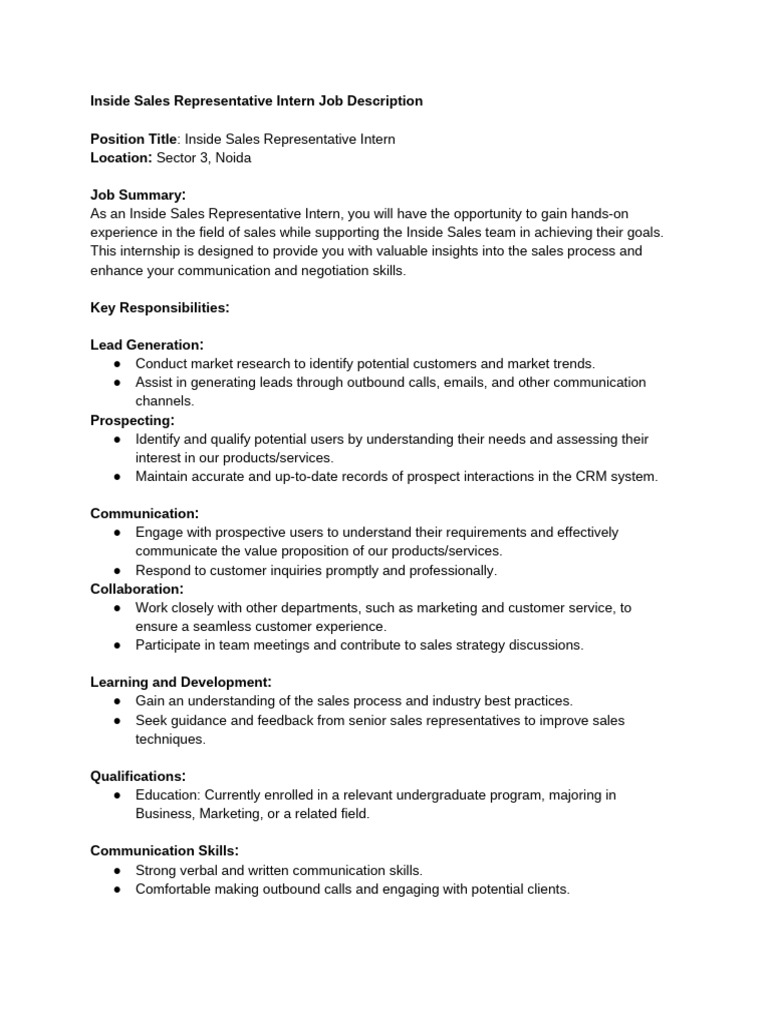 Intern JD - IST | PDF | Business